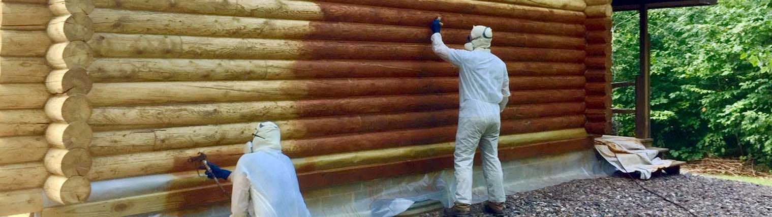 Selecting Log Home Stain and Finish | Edmunds and Company