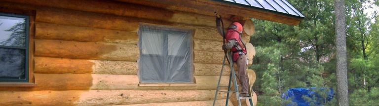 Sandblasting and Cob Blasting Log Homes | Edmunds and Company